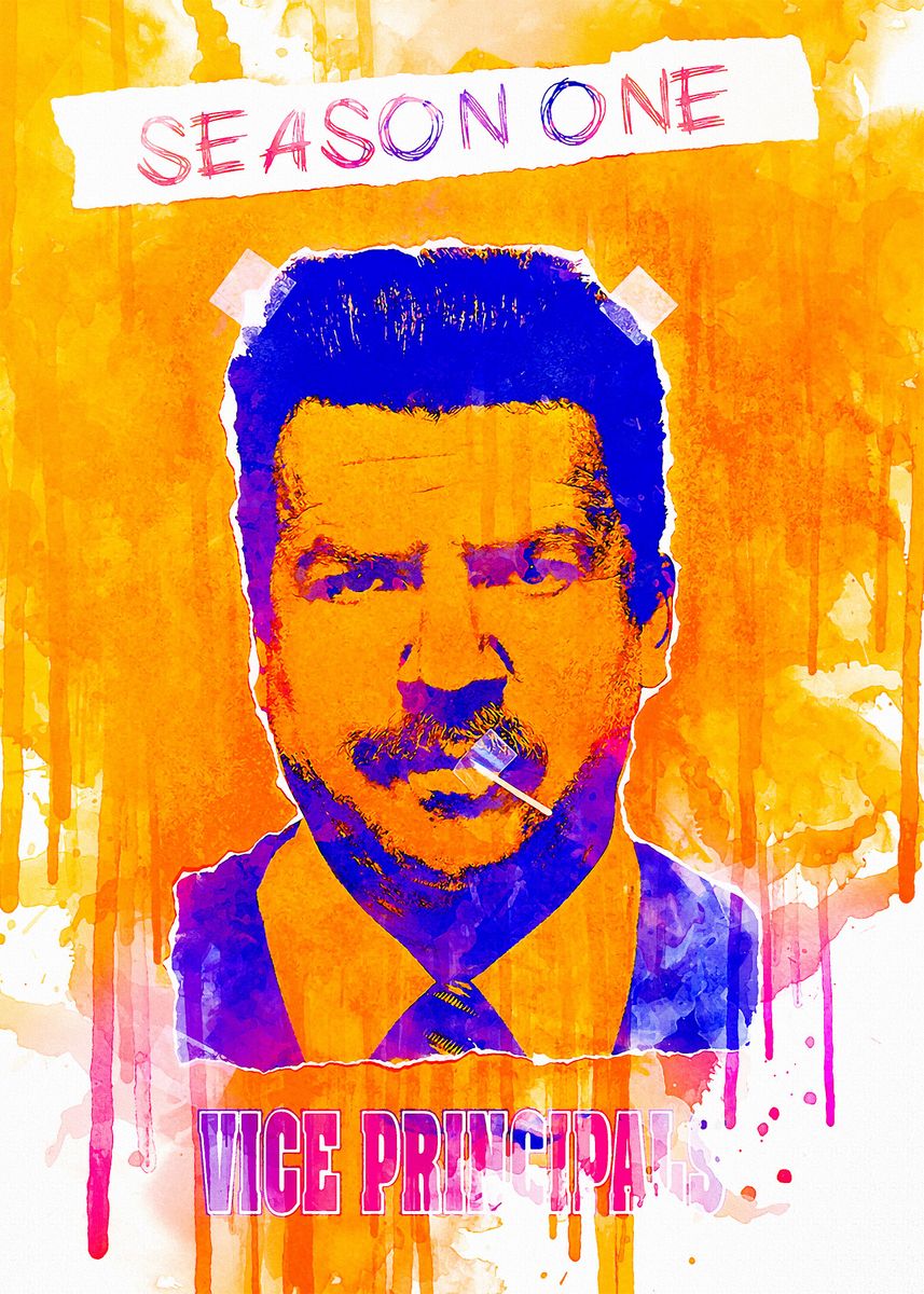 'Vice Principals 1' Poster, picture, metal print, paint by Katerina Lim ...