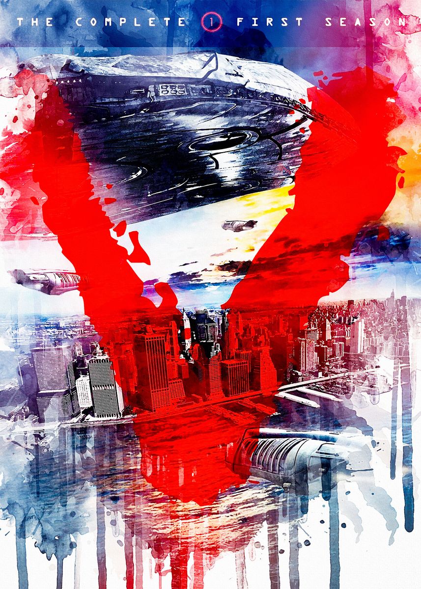 'V 2009' Poster, picture, metal print, paint by Katerina Lim | Displate