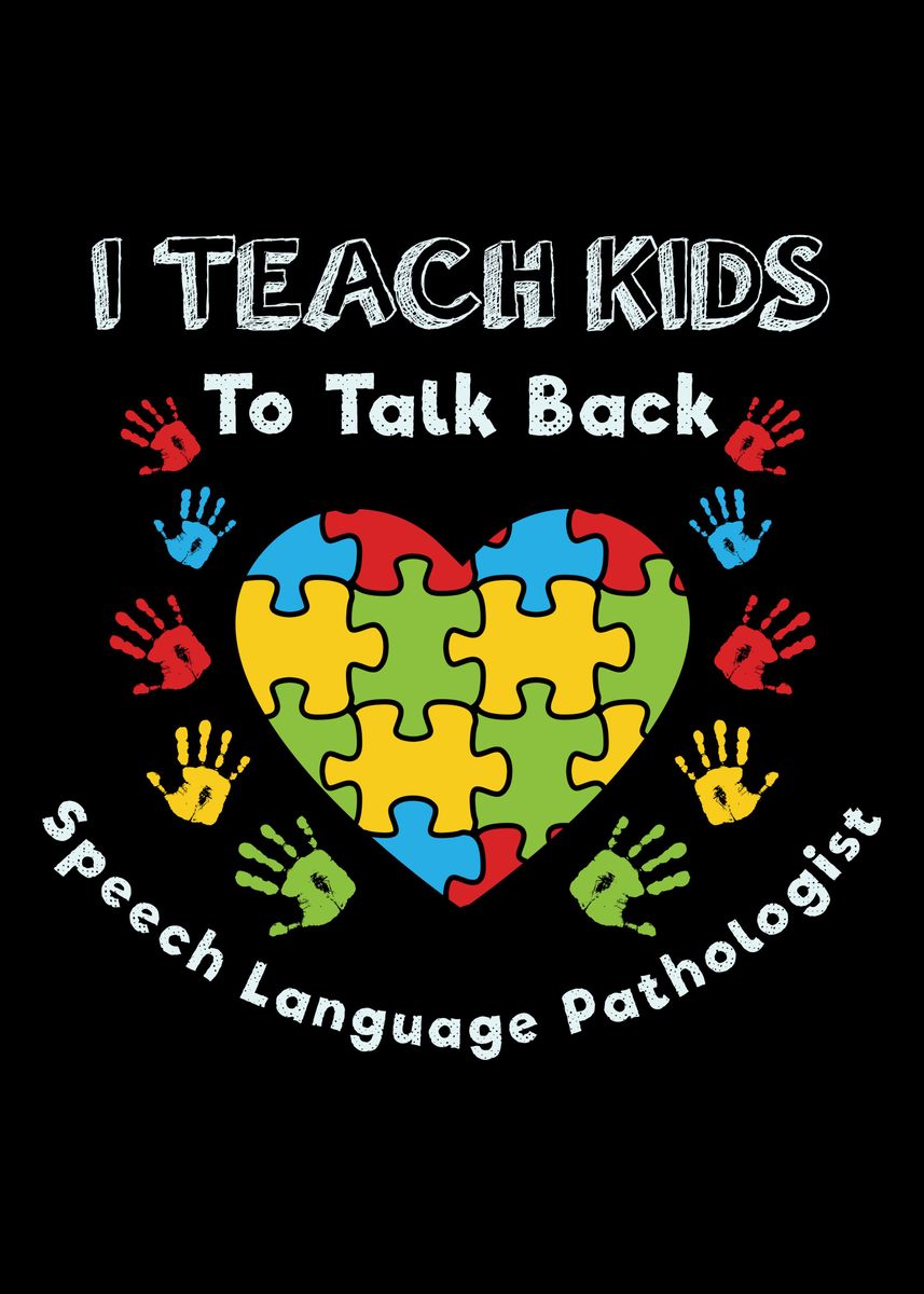 'I Teach Kids To Talk Back' Poster, picture, metal print, paint by Timo ...