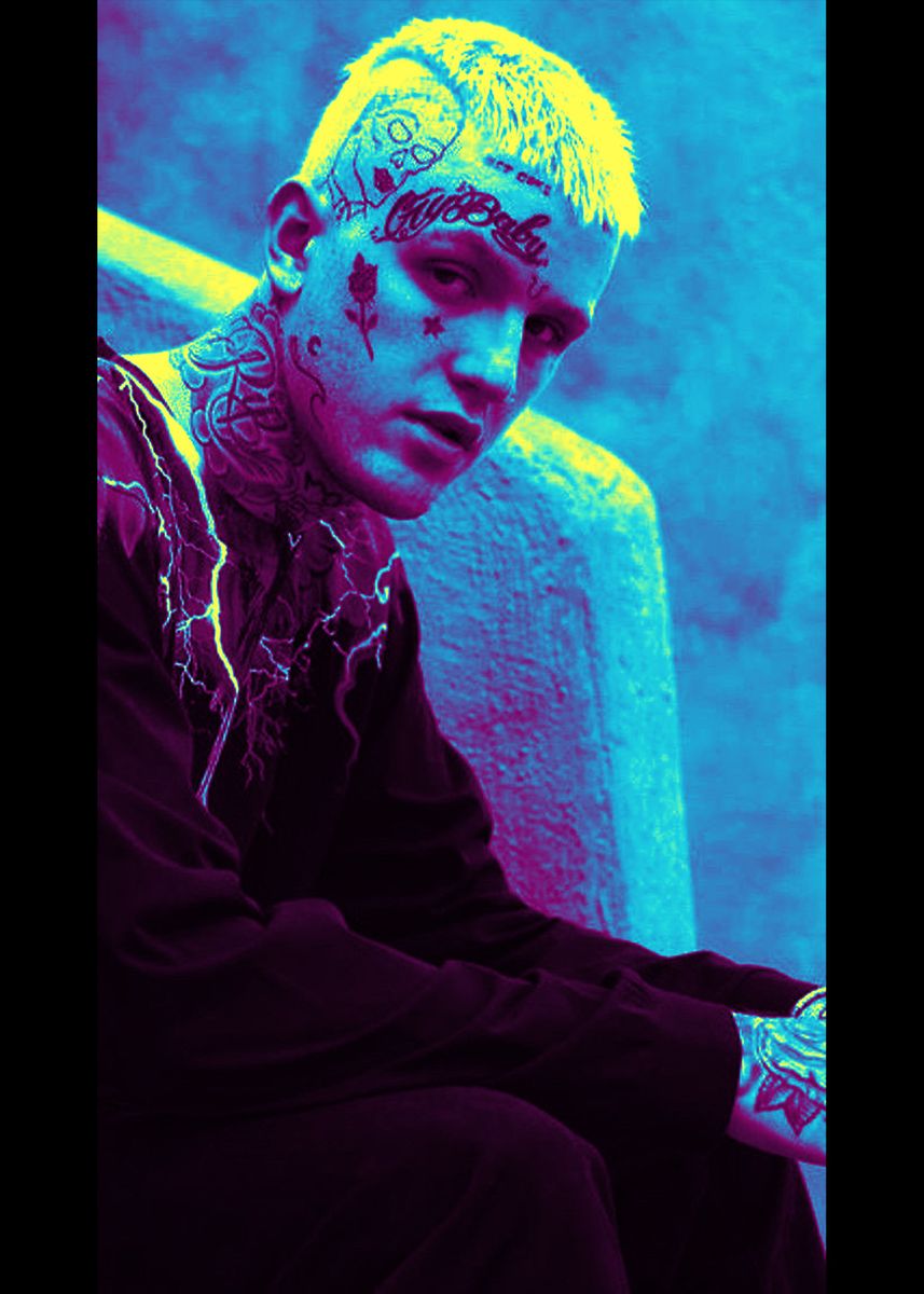 'lil peep' Poster by Hafis | Displate