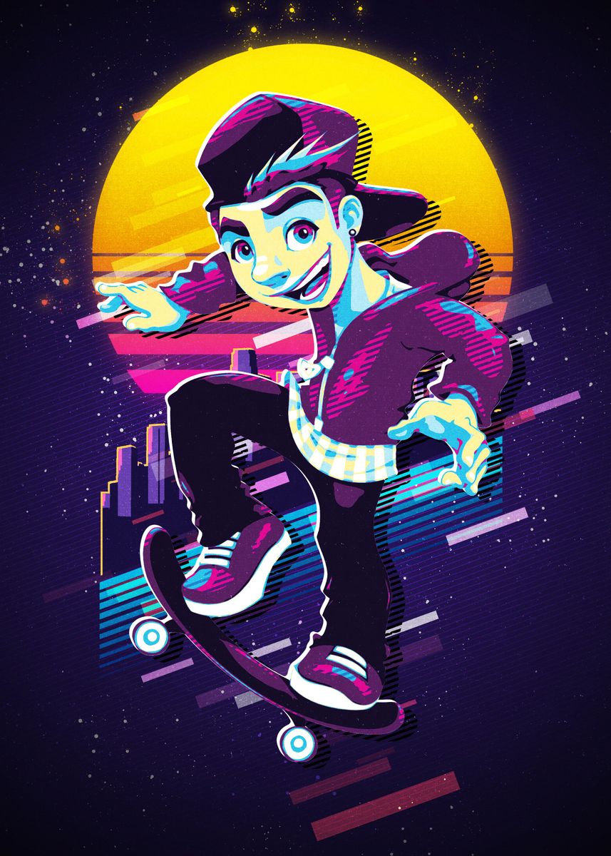 'SkateBoard' Poster by Retro Nice Picture | Displate