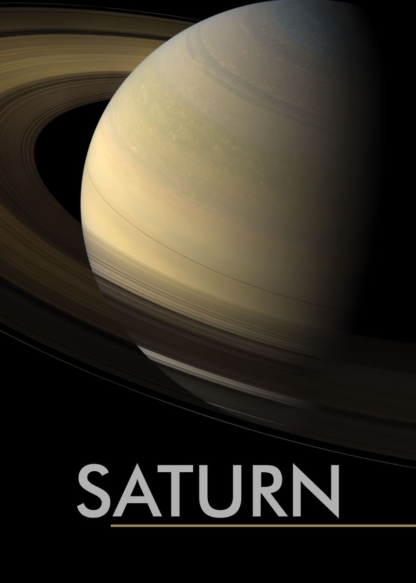 'SATURN RINGS' Poster, picture, metal print, paint by Atomic Chinook ...