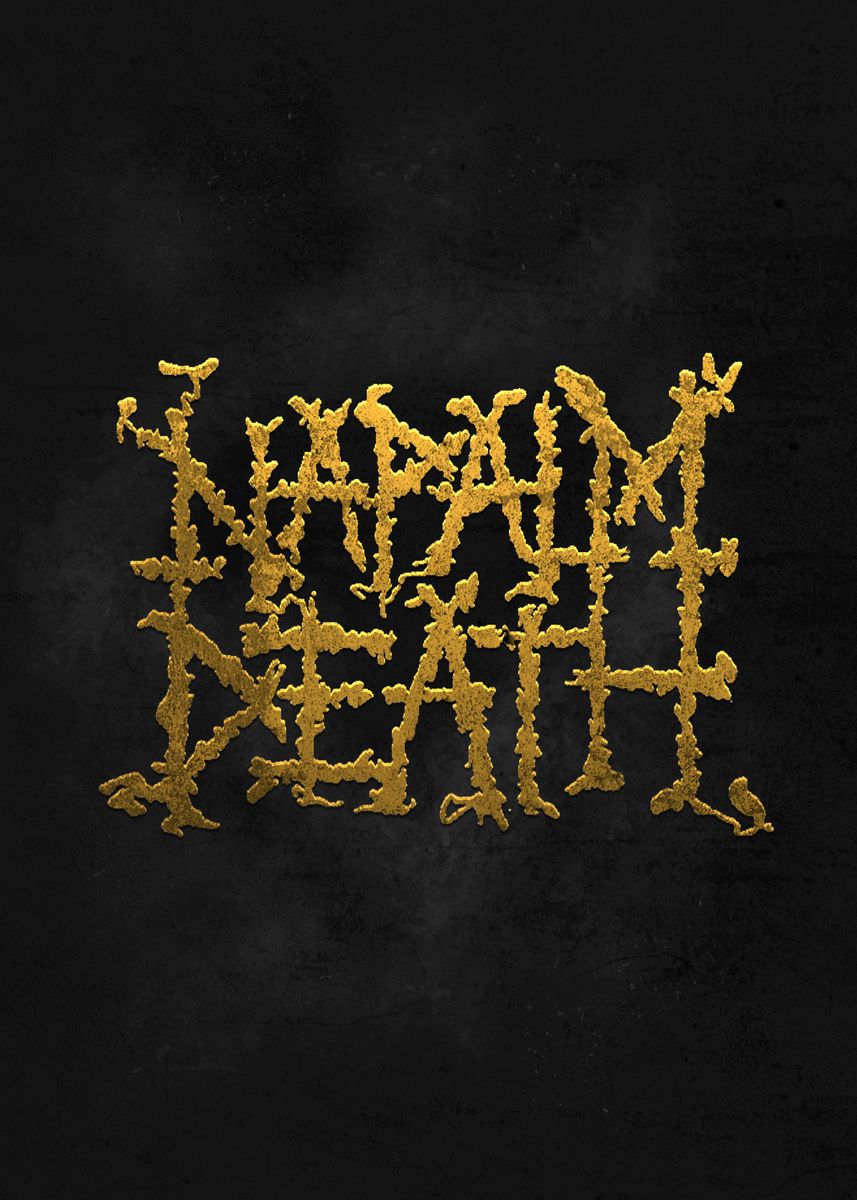 'Napalm Death Heavy Metal' Poster, picture, metal print, paint by erwin ...