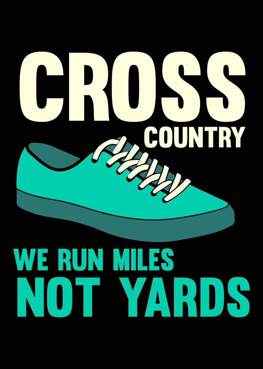 'Cross Country Runner' Poster, picture, metal print, paint by Sebastian ...