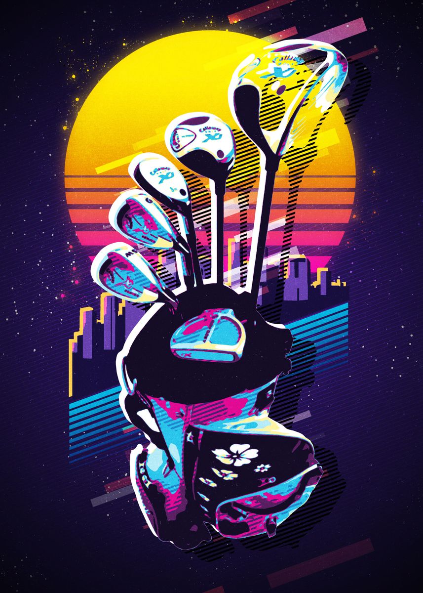 'Golf' Poster by Moranroy | Displate