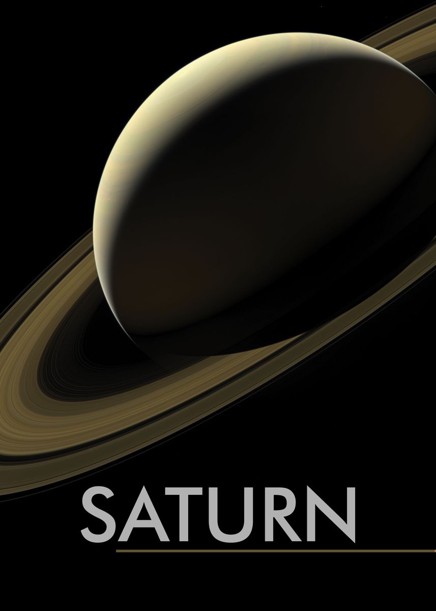 'SATURN TAN' Poster by Atomic Chinook | Displate