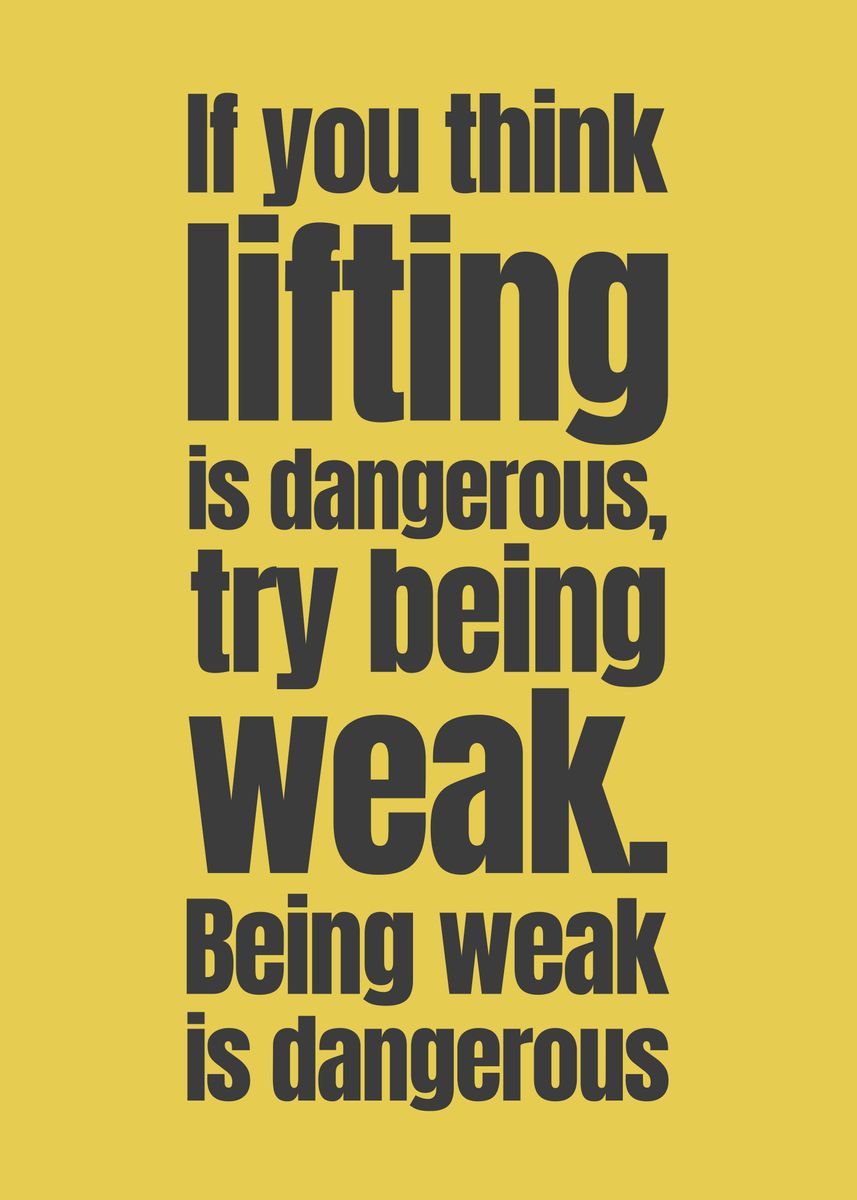 'Weak' Poster, picture, metal print, paint by inkajaba | Displate