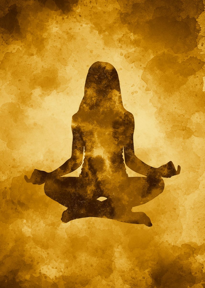 'meditation' Poster by SplashDesign | Displate