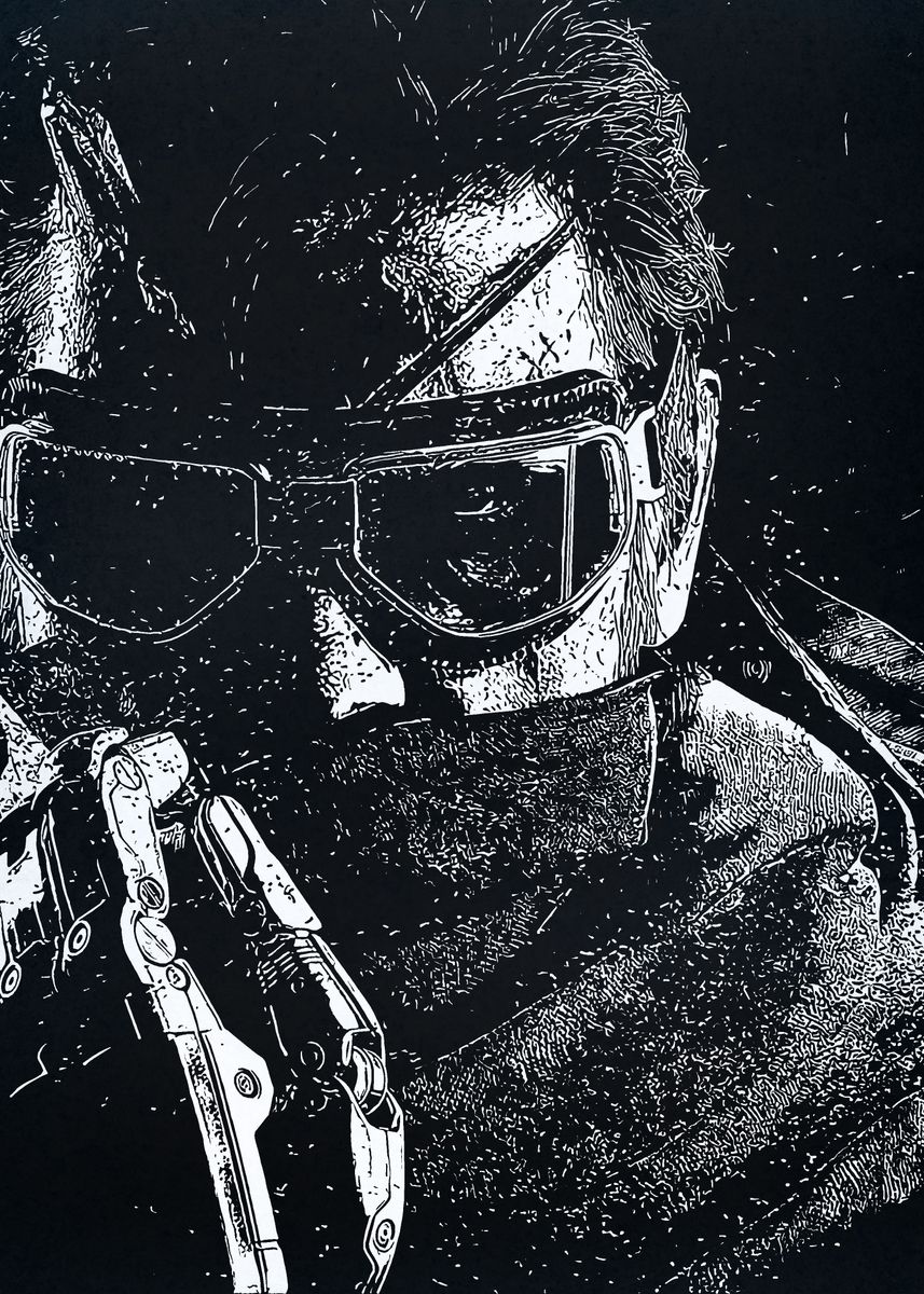 'Big Boss' Poster, picture, metal print, paint by Rian setiadi | Displate