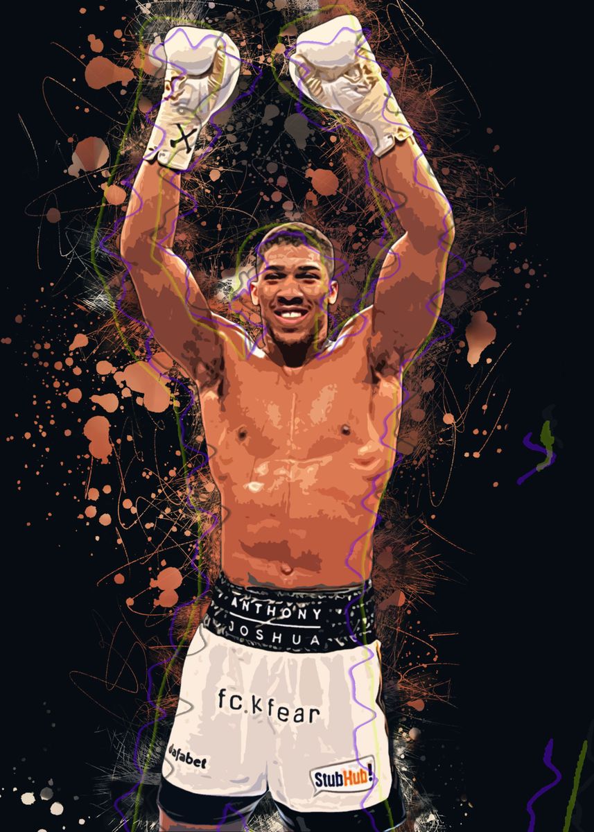 'Anthony Joshua' Poster by ONONMADE STUDIO | Displate