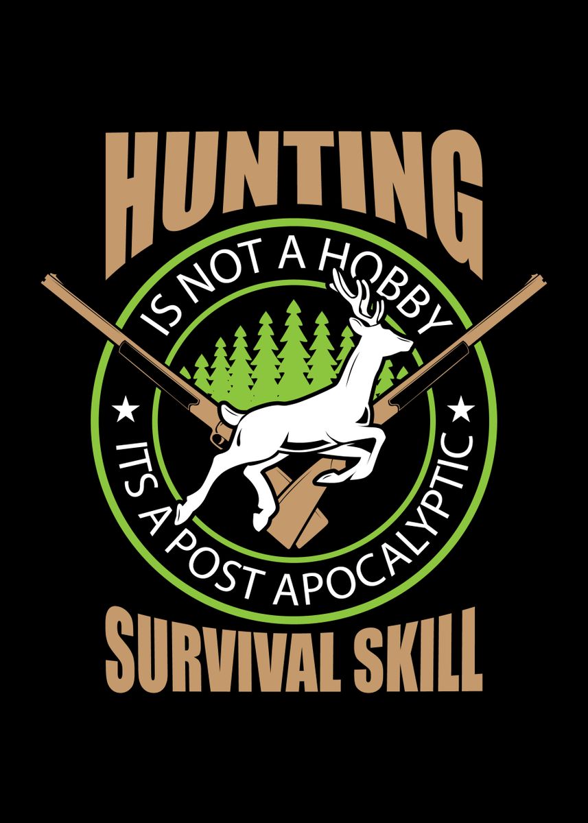 'Hunting Nature Outdoor' Poster, picture, metal print, paint by Norden ...