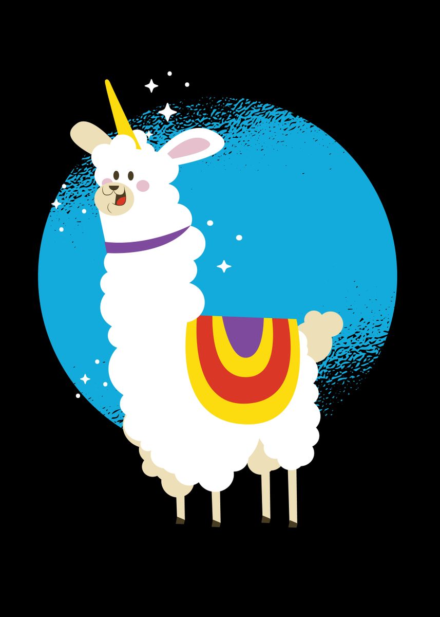 'Cute Alpaca Design' Poster by DavinciStore21 | Displate