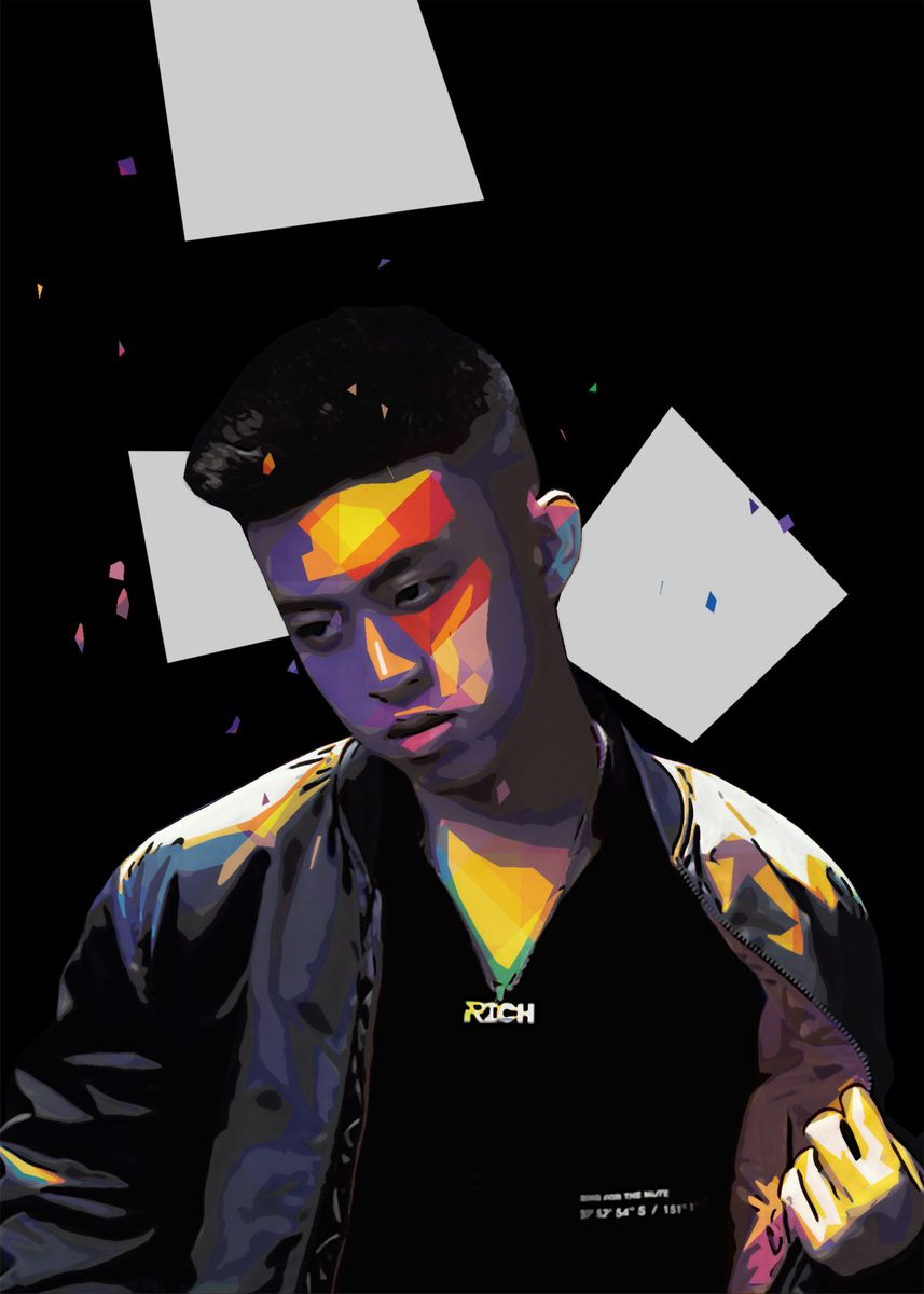 'Rich Brian' Poster, picture, metal print, paint by OOM TEAM | Displate