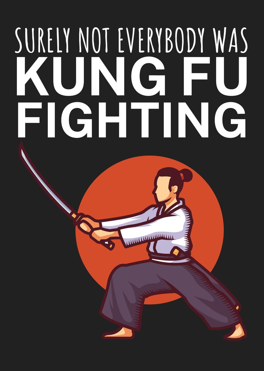 'Kung fu Fighting' Poster, picture, metal print, paint by maxdesign ...