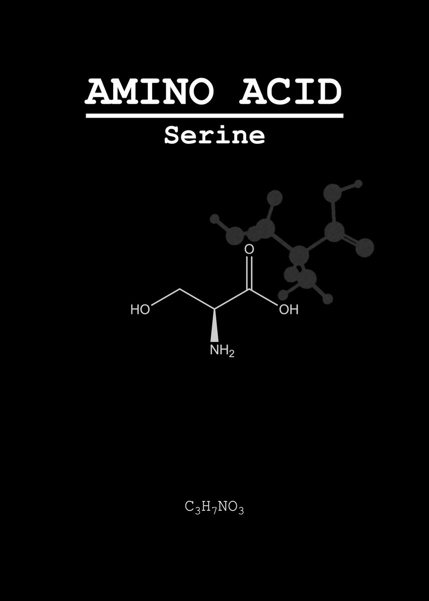 'Serine' Poster, picture, metal print, paint by ChemECool | Displate