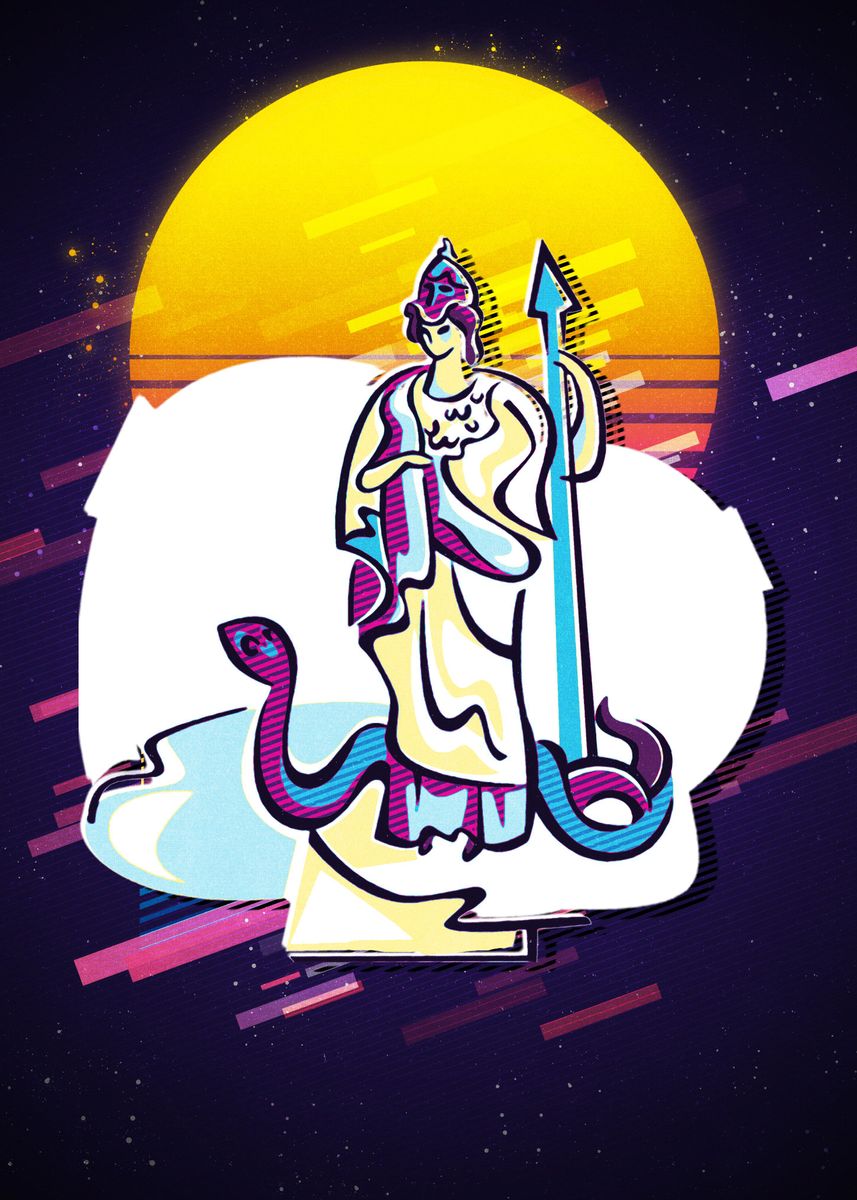 'Athena' Poster by wyattsnow | Displate