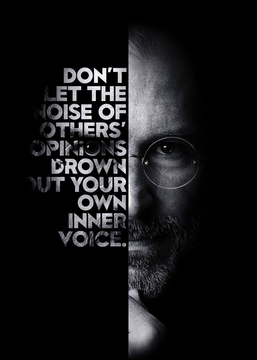 'Steve Jobs' Poster, picture, metal print, paint by Burhandowski | Displate