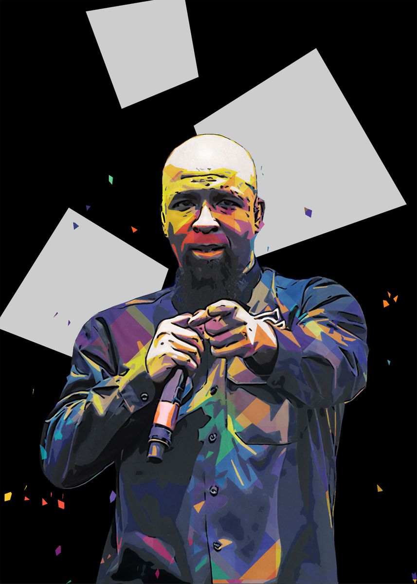 'Tech N9ne' Poster, picture, metal print, paint by OOM TEAM | Displate