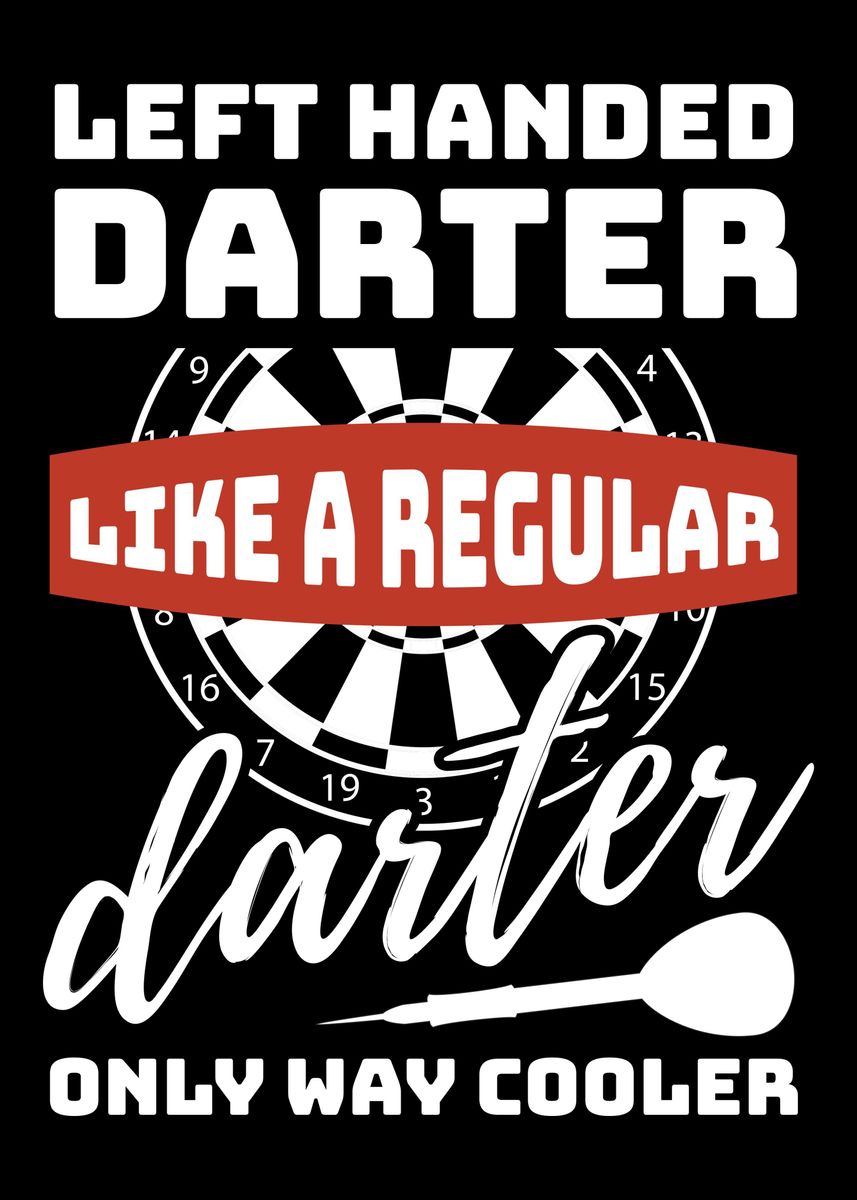 'Darts Player Gift 180' Poster, picture, metal print, paint by ...