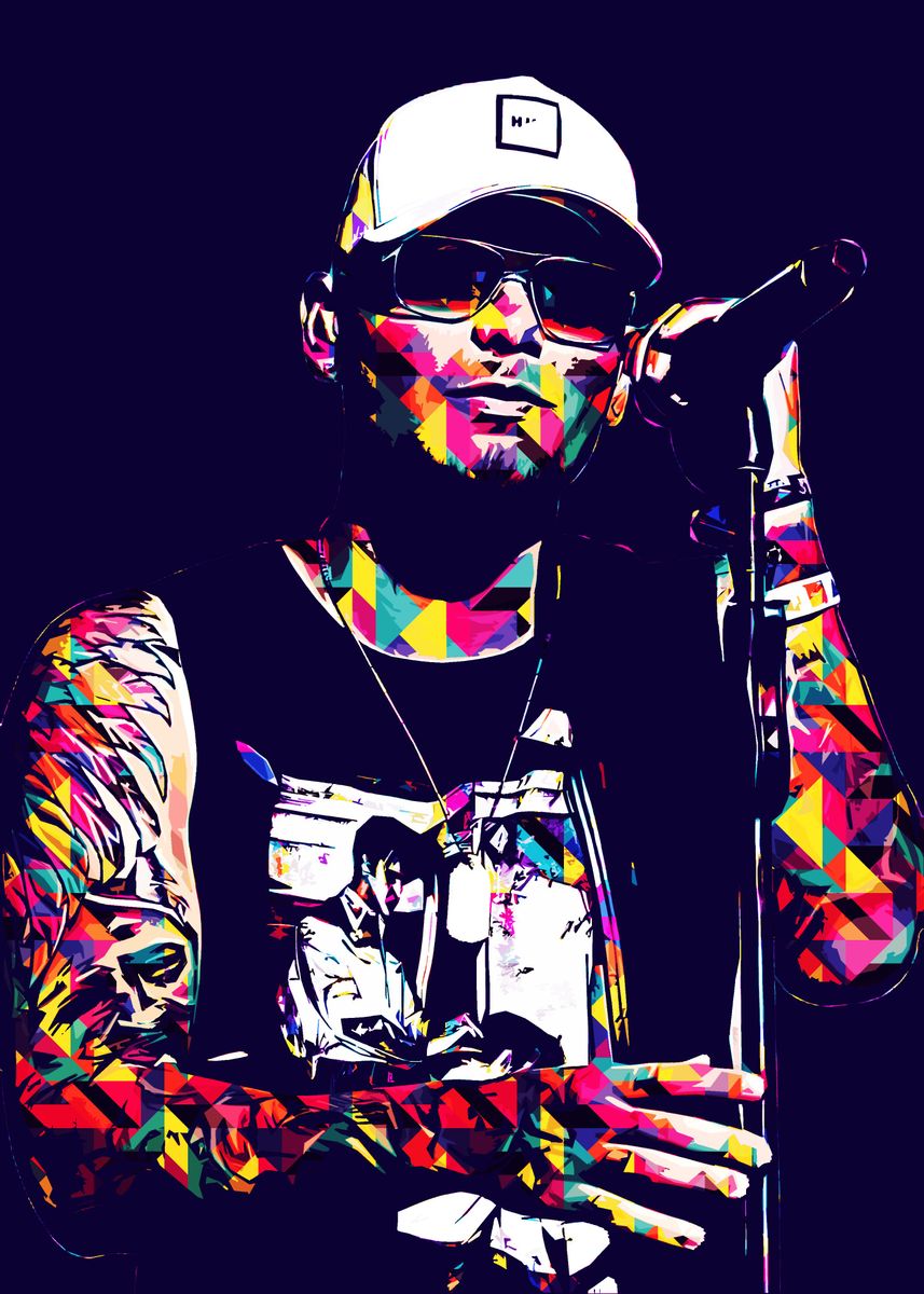 'Kane Brown' Poster, picture, metal print, paint by Tom Hiddleston ...