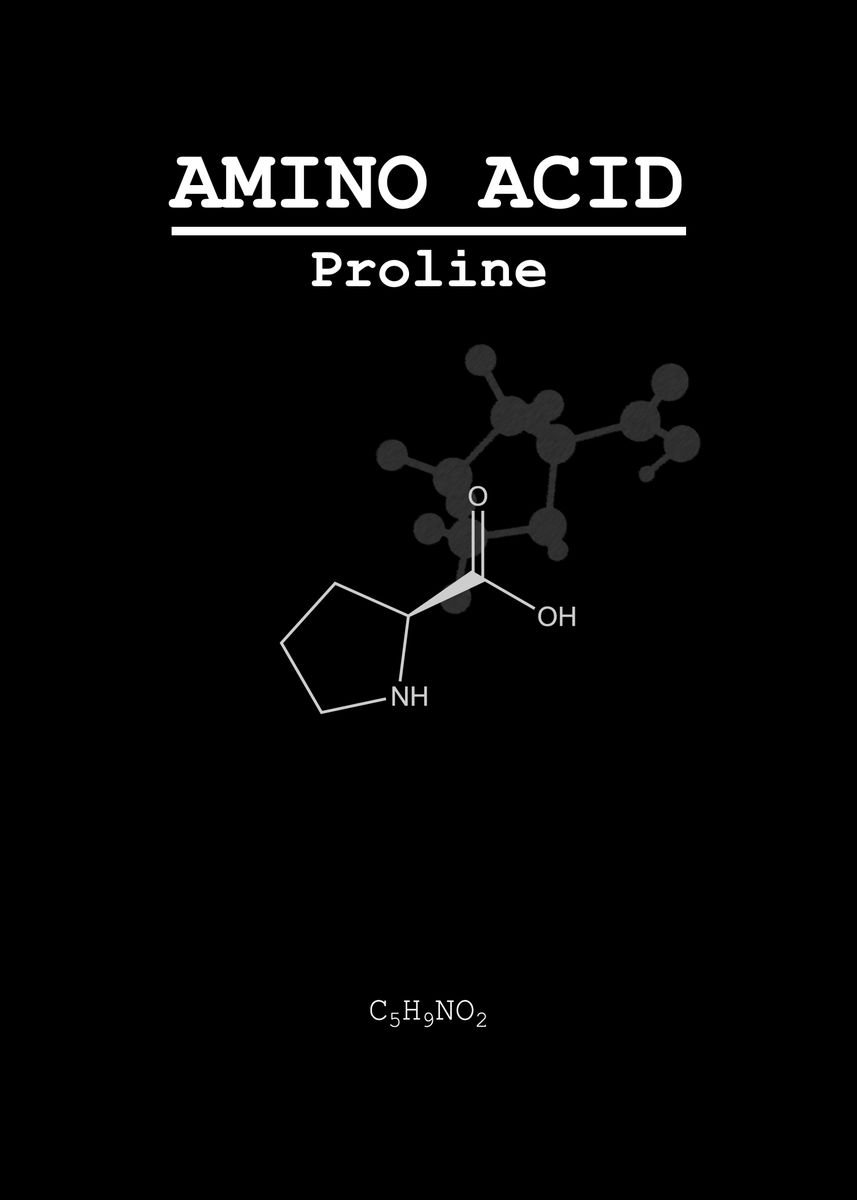 'Proline' Poster, picture, metal print, paint by ChemECool | Displate