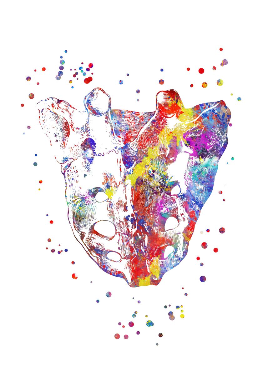 'Sacrum ' Poster, picture, metal print, paint by RosaliasArt | Displate