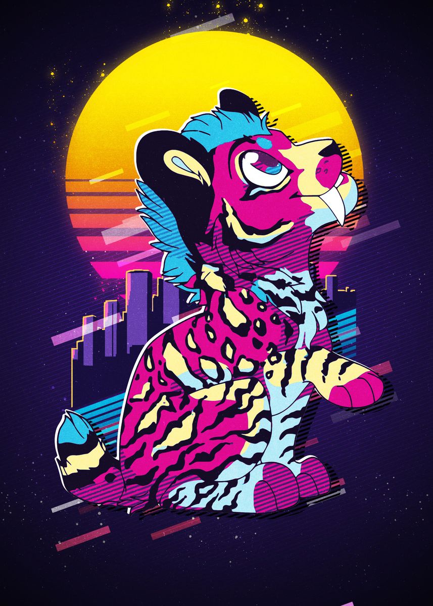 'Amur Leopard' Poster, picture, metal print, paint by colongreer | Displate