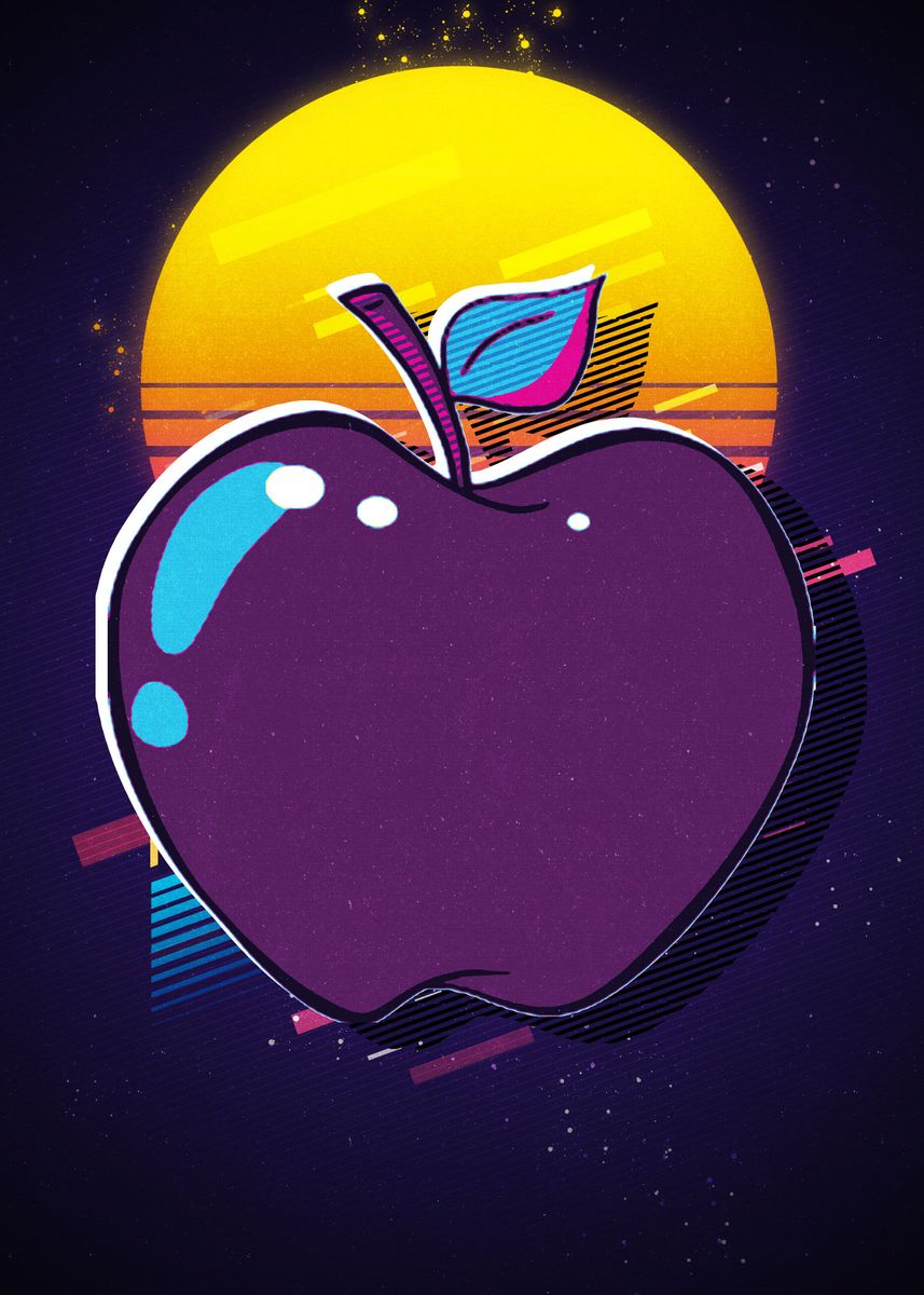 'apple' Poster by gillpa | Displate