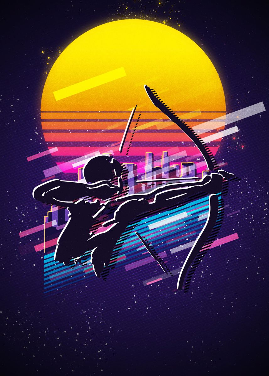 'archery' Poster by Kazmierczak | Displate
