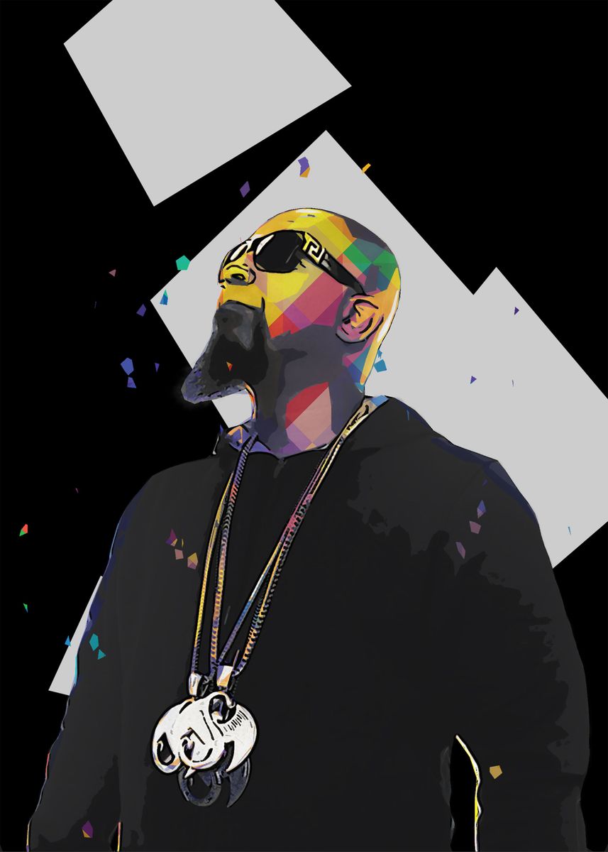 'Tech N9ne' Poster, picture, metal print, paint by OOM TEAM | Displate