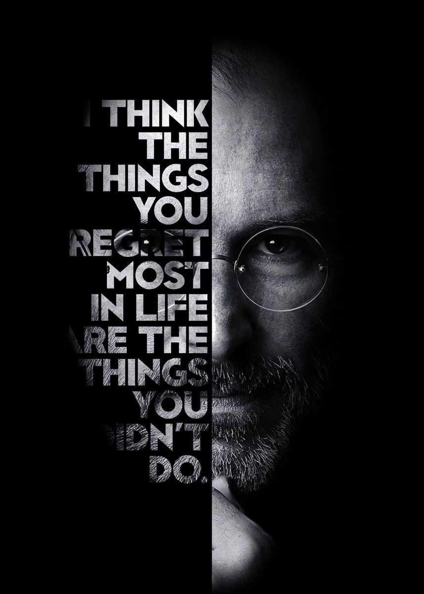 'Steve Jobs' Poster, picture, metal print, paint by Burhandowski | Displate