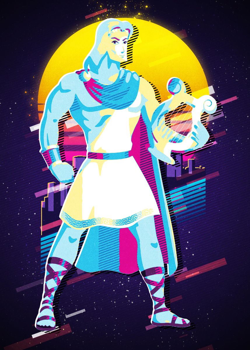 'Apollo' Poster, picture, metal print, paint by gillpa | Displate