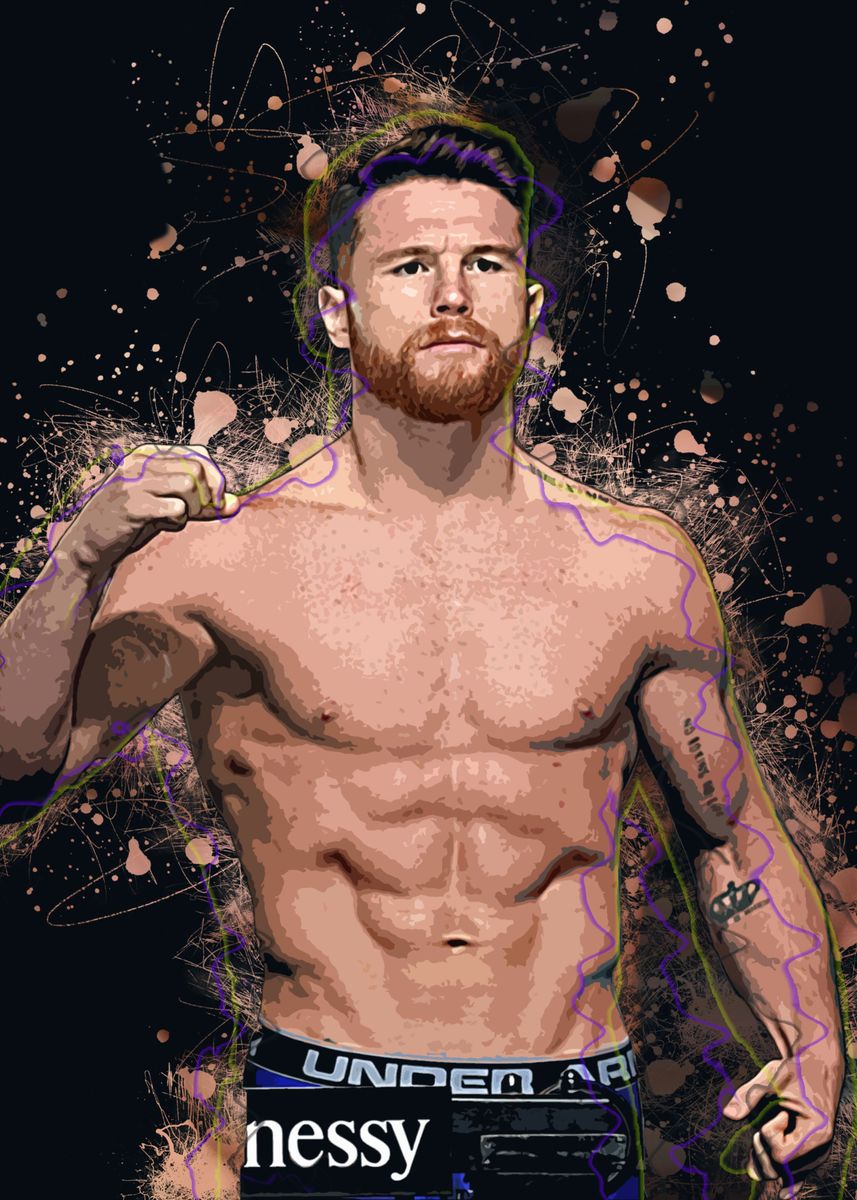 'Saul Alvarez' Poster by ONONMADE STUDIO | Displate