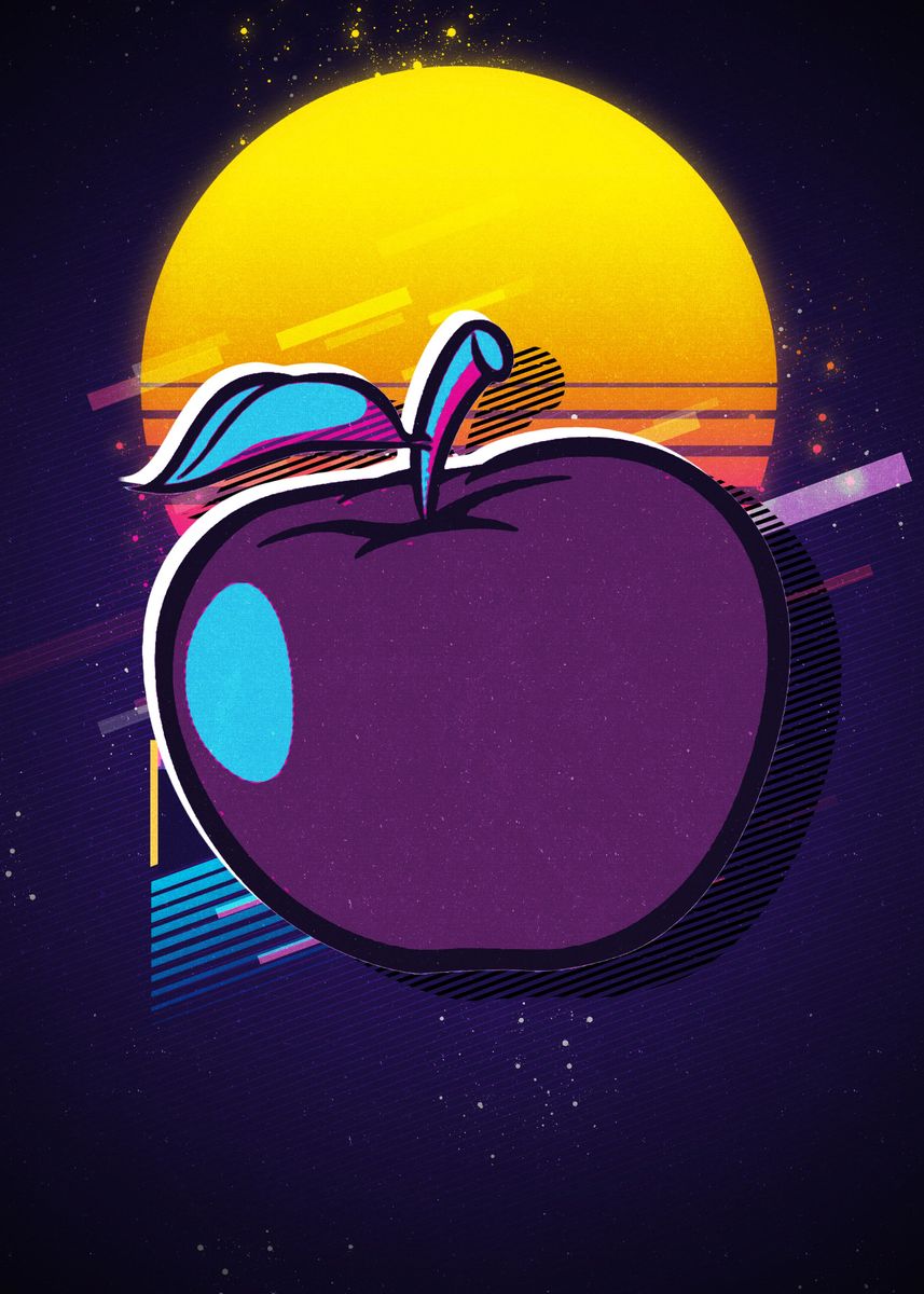 'apple' Poster by gillpa | Displate