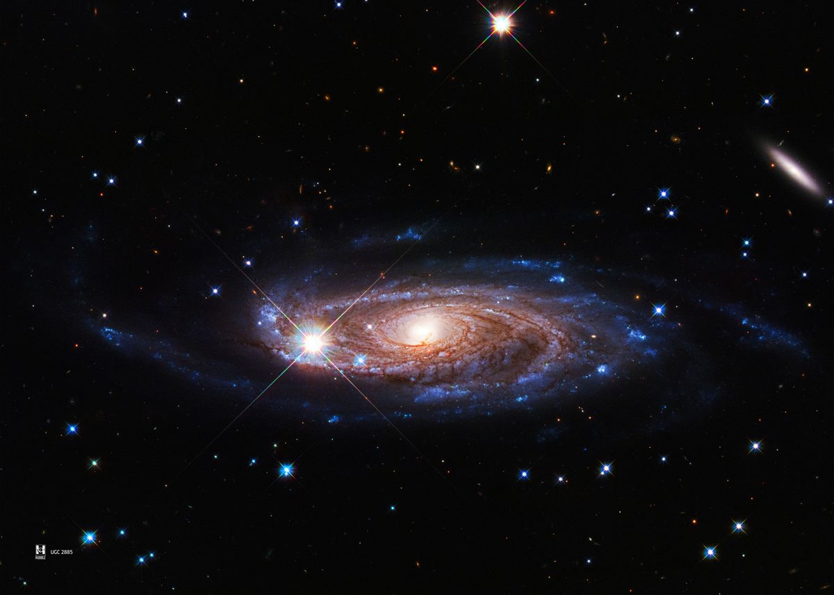 'UGC 2885 galaxy' Poster by Synthwave 1950 | Displate