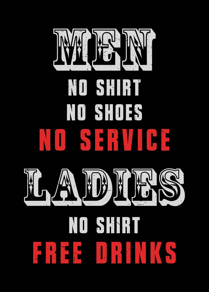 'Men Ladies' Poster, picture, metal print, paint by crbn design | Displate