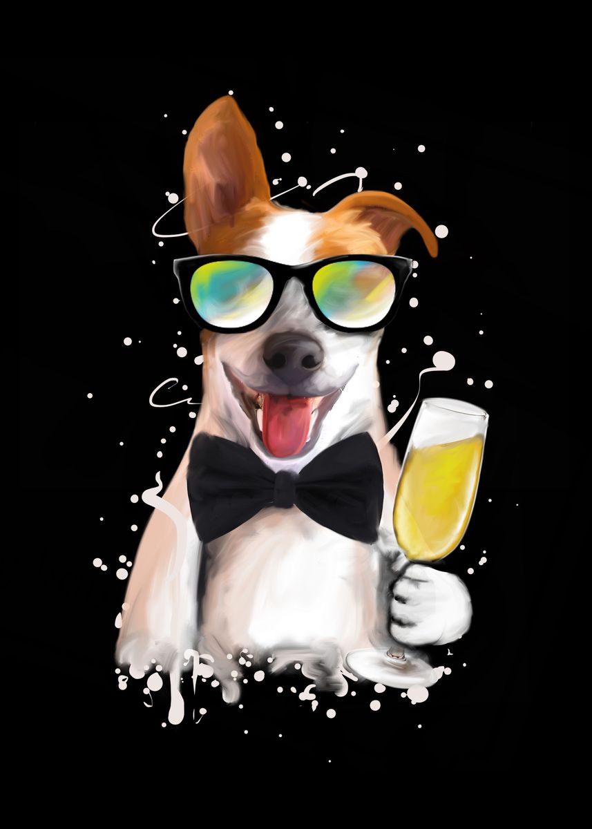 'Jack Russell Terrier' Poster, picture, metal print, paint by Lukes ...
