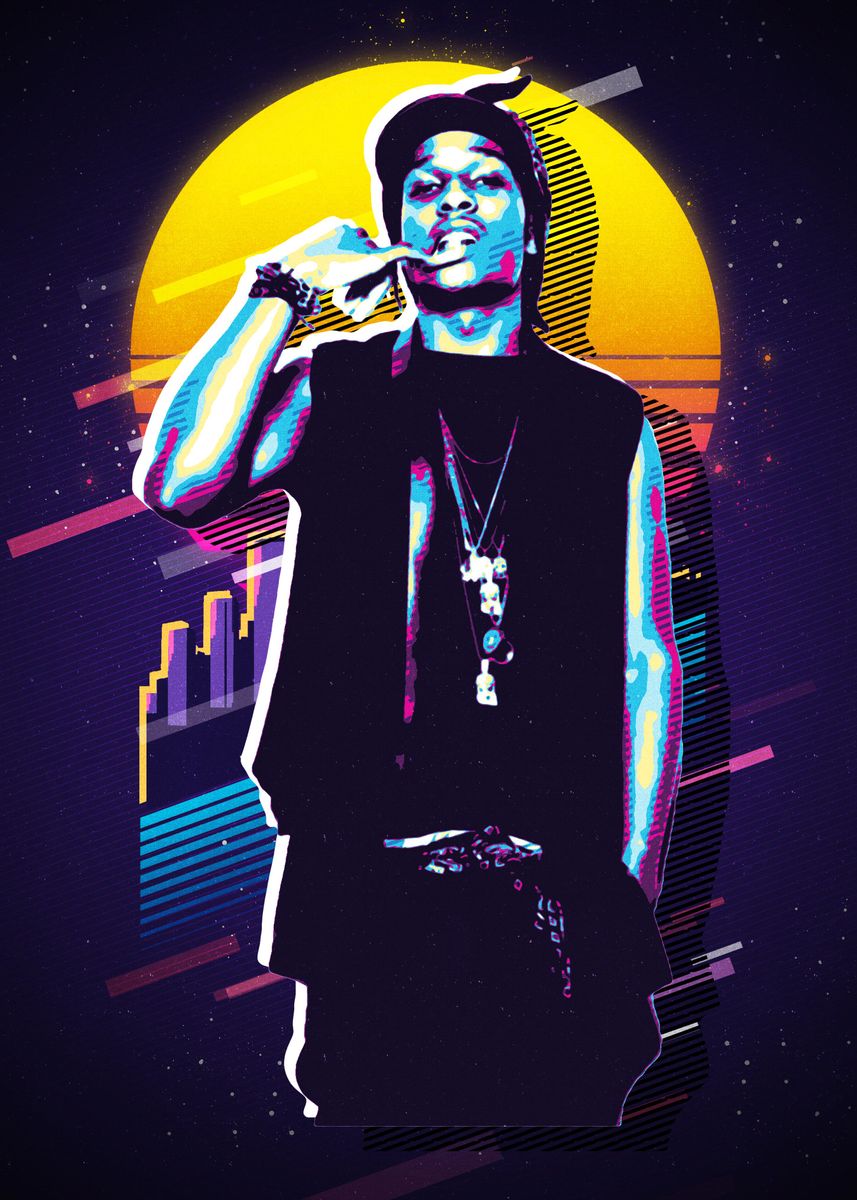 'ASAP Rocky' Poster by Kazmierczak | Displate