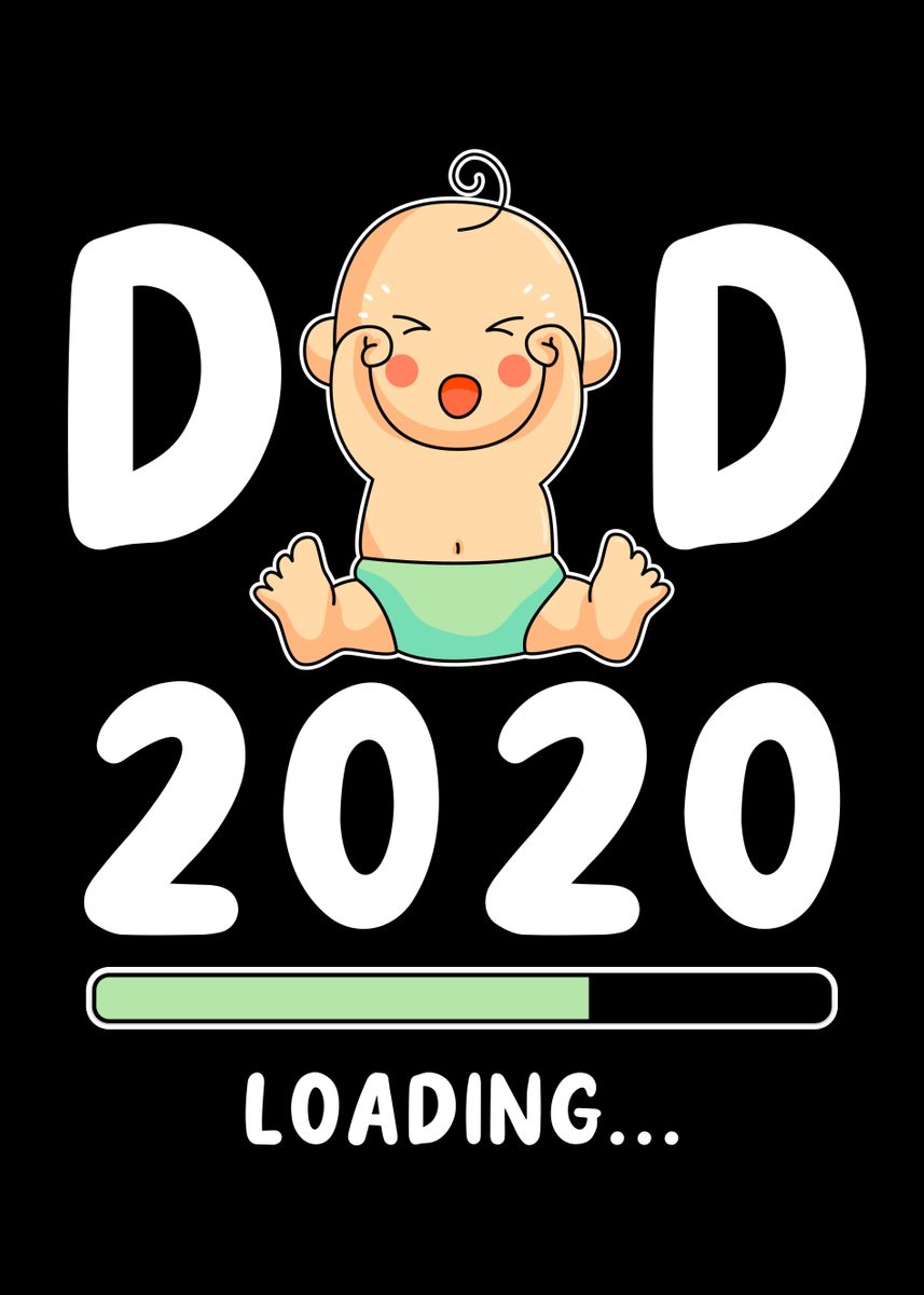 'Dad 2020' Poster by schmugo | Displate