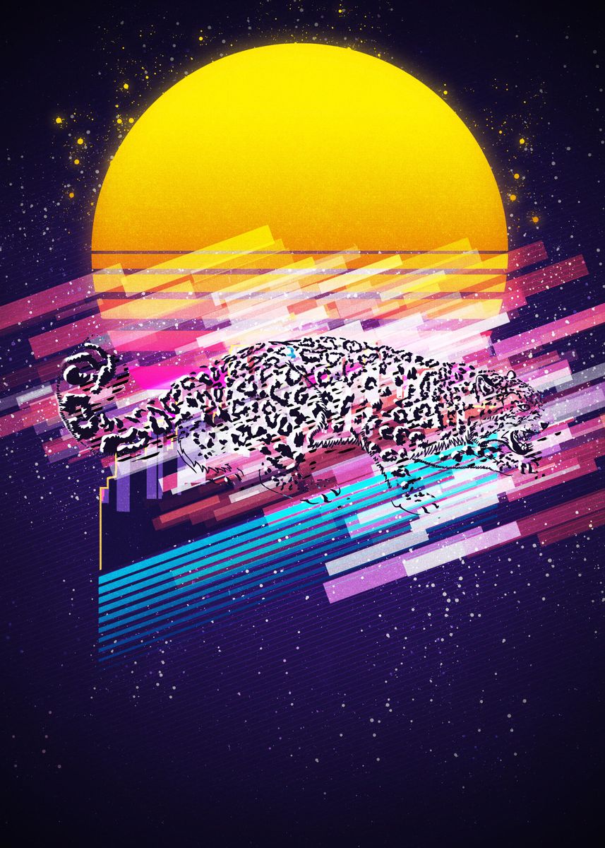 'Amur Leopard' Poster, picture, metal print, paint by colongreer | Displate