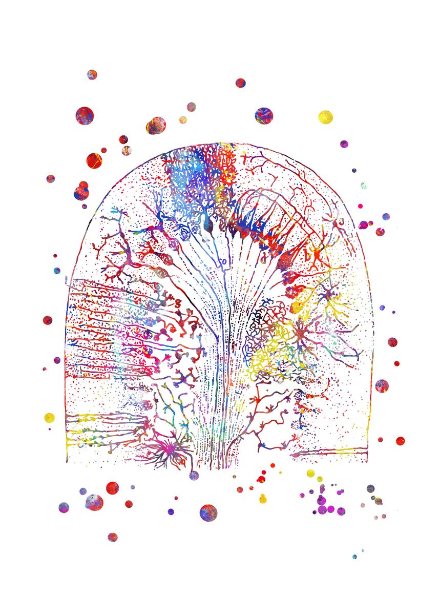 'Nerve cells ' Poster by RosaliasArt | Displate