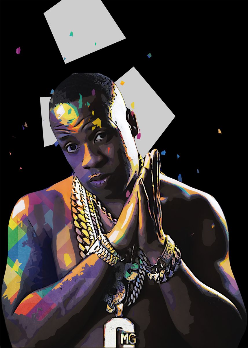 'Yo Gotti ' Poster, picture, metal print, paint by OOM TEAM | Displate
