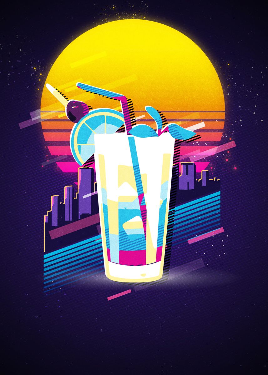 'beverage' Poster, picture, metal print, paint by colongreer | Displate