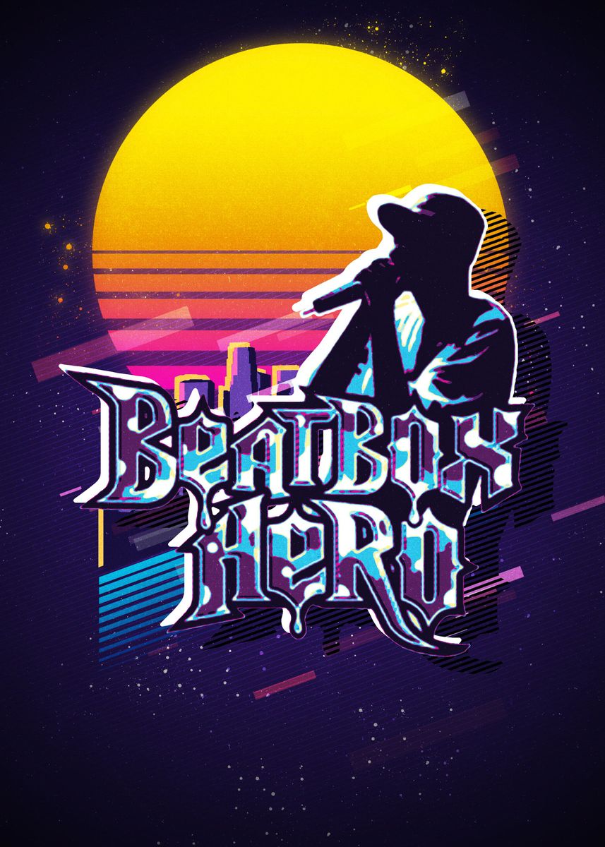 'Beatbox' Poster, picture, metal print, paint by Retro Nice Picture ...