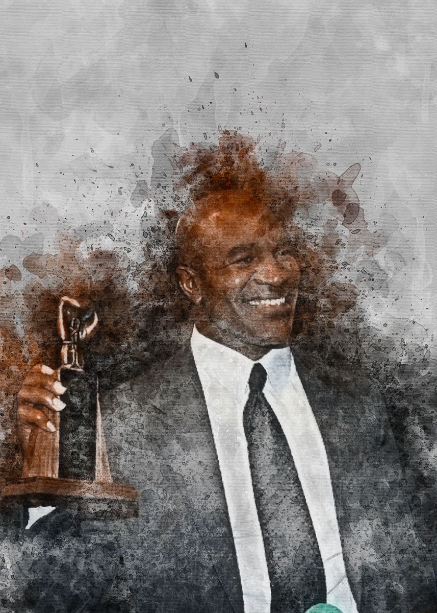 'Evander Holyfield' Poster, picture, metal print, paint by ONONMADE ...