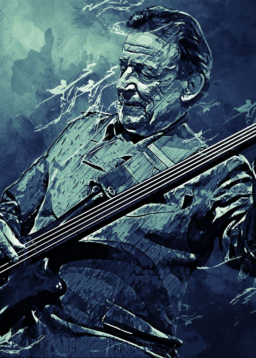 'JACK BRUCE II' Poster, picture, metal print, paint by MoveUp | Displate