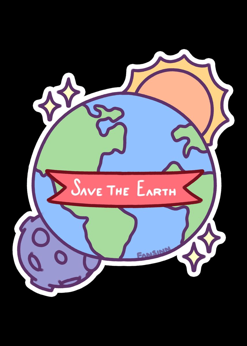 'Save The Earth Environment' Poster by fansinn | Displate