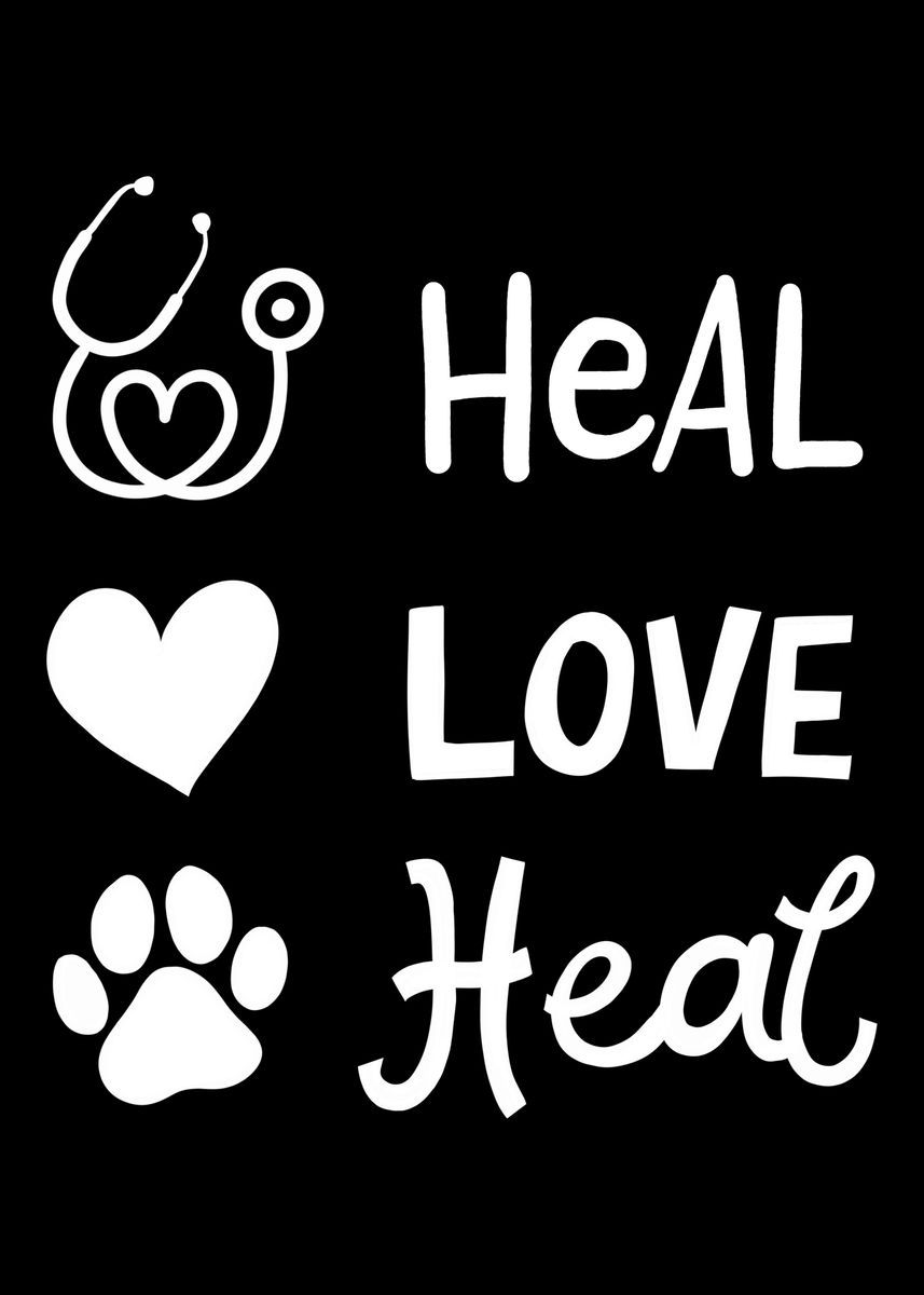 'Veterinarian Vet Tech' Poster, picture, metal print, paint by ...