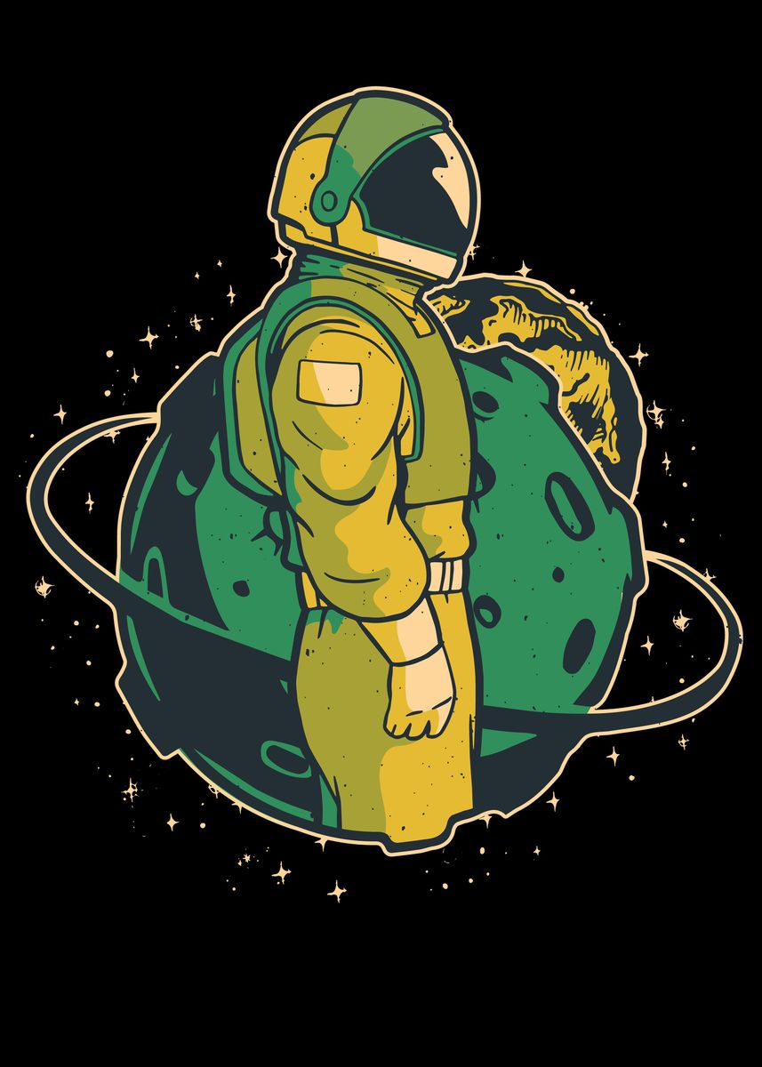 'Space Force Poster Galaxy' Poster by OffPlate Designs | Displate