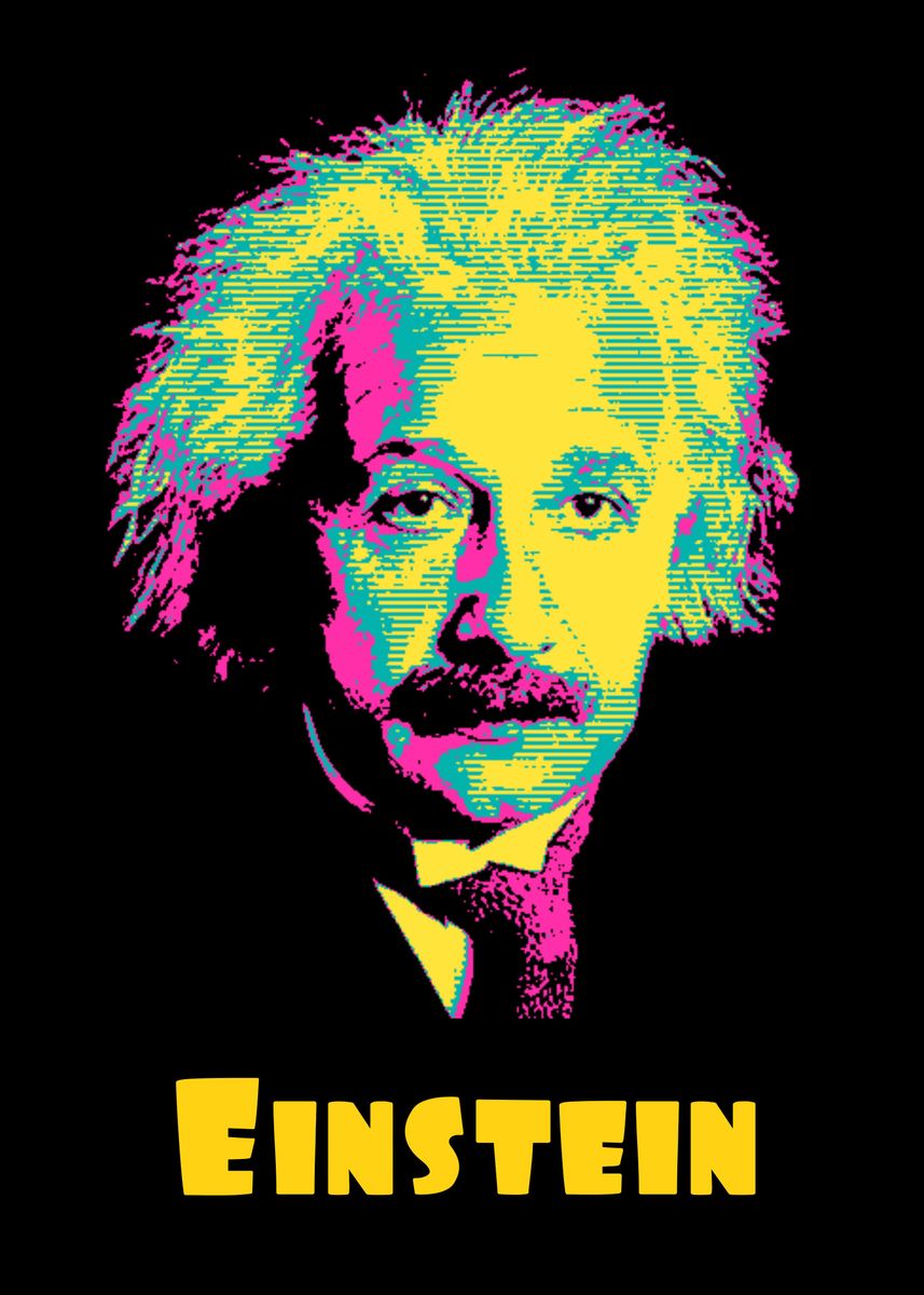 'einstein' Poster by Hafis | Displate